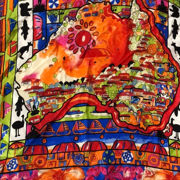 Cristopher Vine | Accessories | Christopher Vine Vintage Square Scarf ...